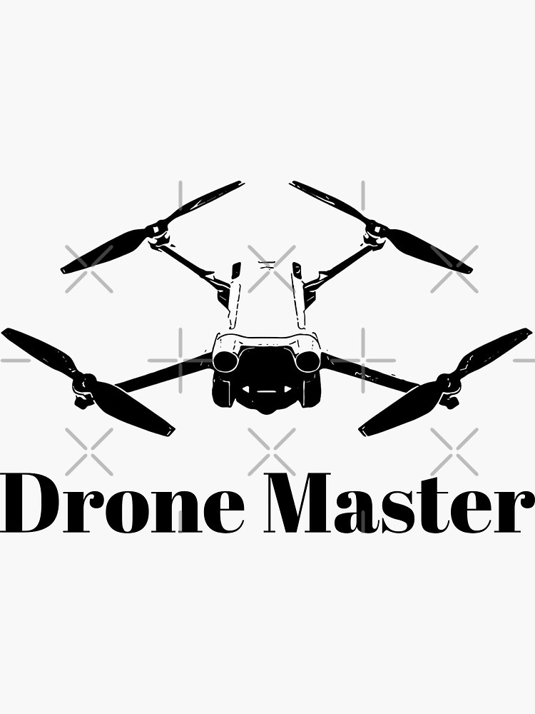 "Drone Master" Sticker for Sale by ptNB | Redbubble