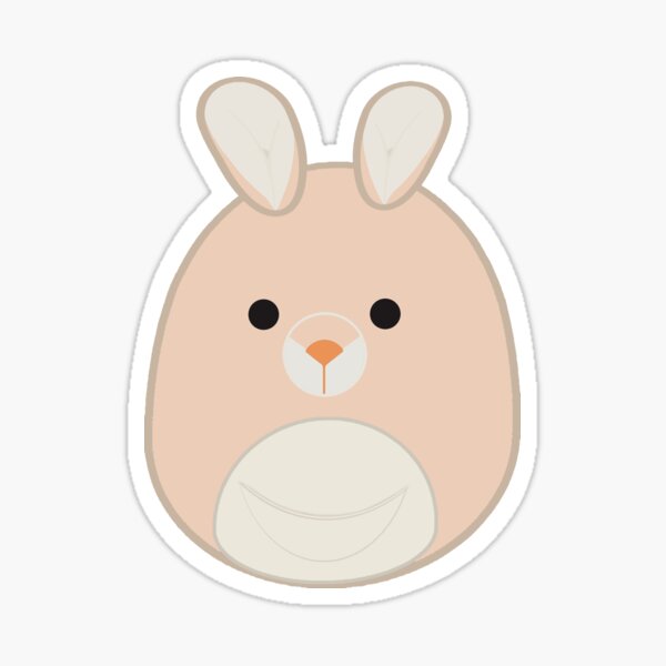 "Quinn the Kangaroo Squishmallow (peach nose)" Sticker for Sale by ...
