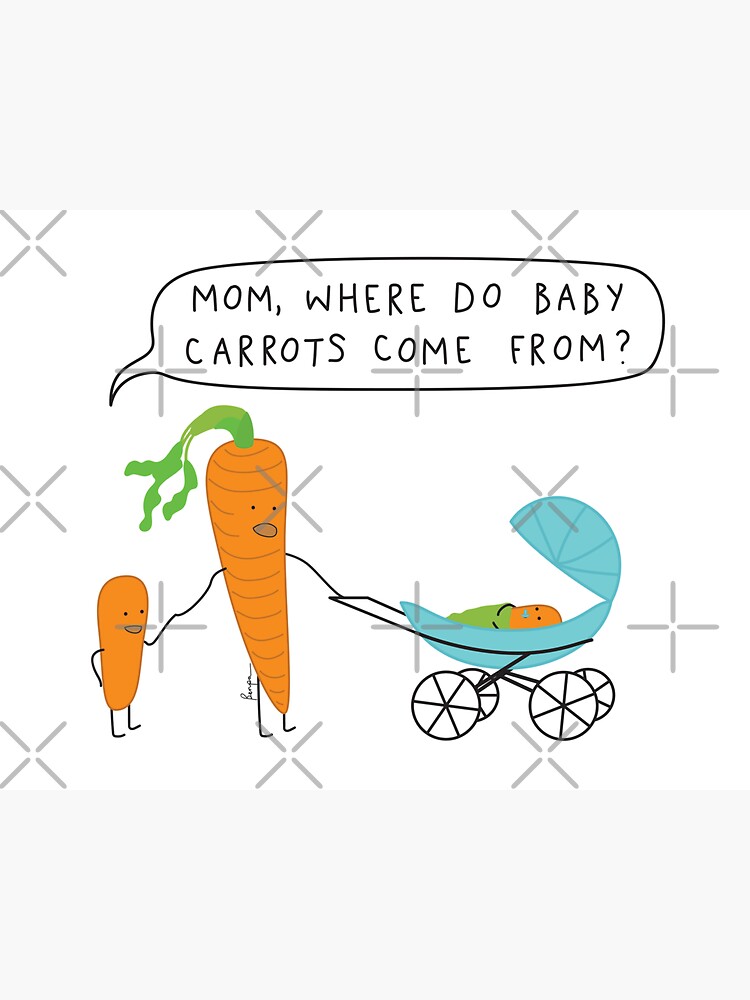 "Baby Carrots" Sticker for Sale by Benpa | Redbubble