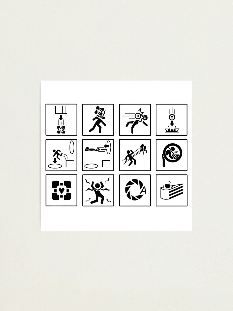 "Portal Signs" Photographic Print for Sale by conwakk | Redbubble