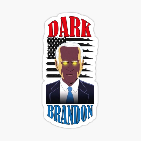 "Dark Brandon meme usa" Sticker for Sale by MohamedMAD | Redbubble
