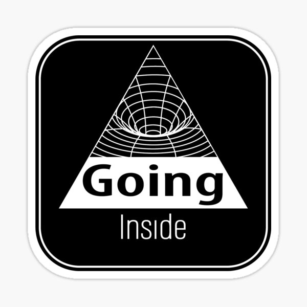 "Going Inside" Sticker for Sale by Srankez-Couron | Redbubble