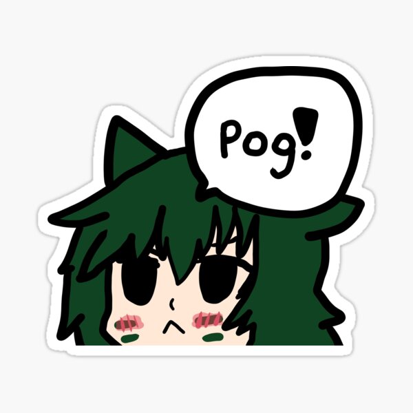 "Nyamelon pog" Sticker for Sale by Nyamelon | Redbubble
