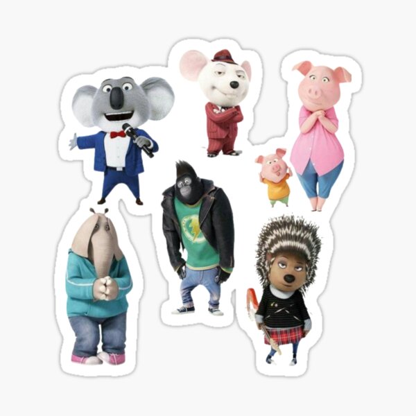 " Ash Sing 2 " Sticker for Sale by roby300 | Redbubble