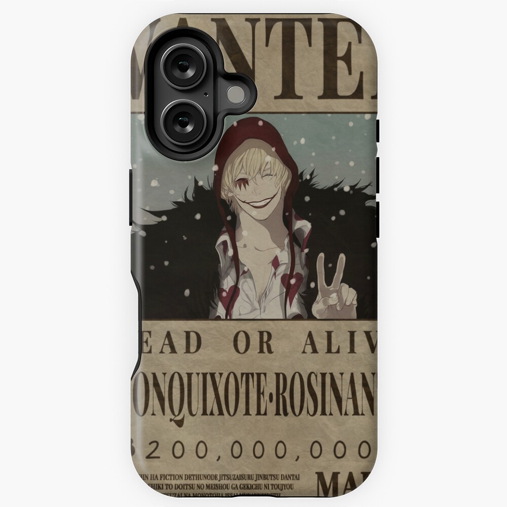 "Donquixote Rosinante Wanted One Piece Corazon Bounty Poster" Greeting ...