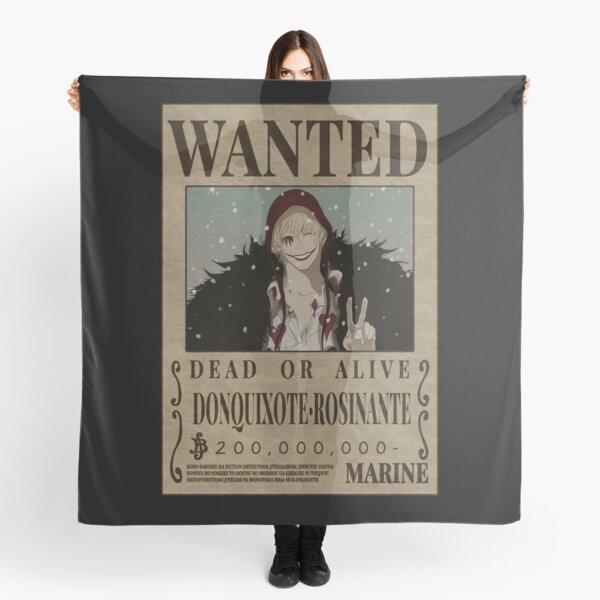Pañuelo for Sale con la obra «Donquixote Rosinante Wanted One Piece ...