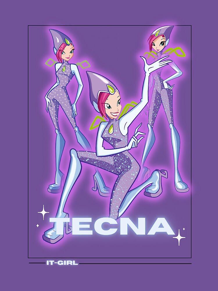 "Tecna from Winx club aesthetic purple poster" Art Print for Sale by ...
