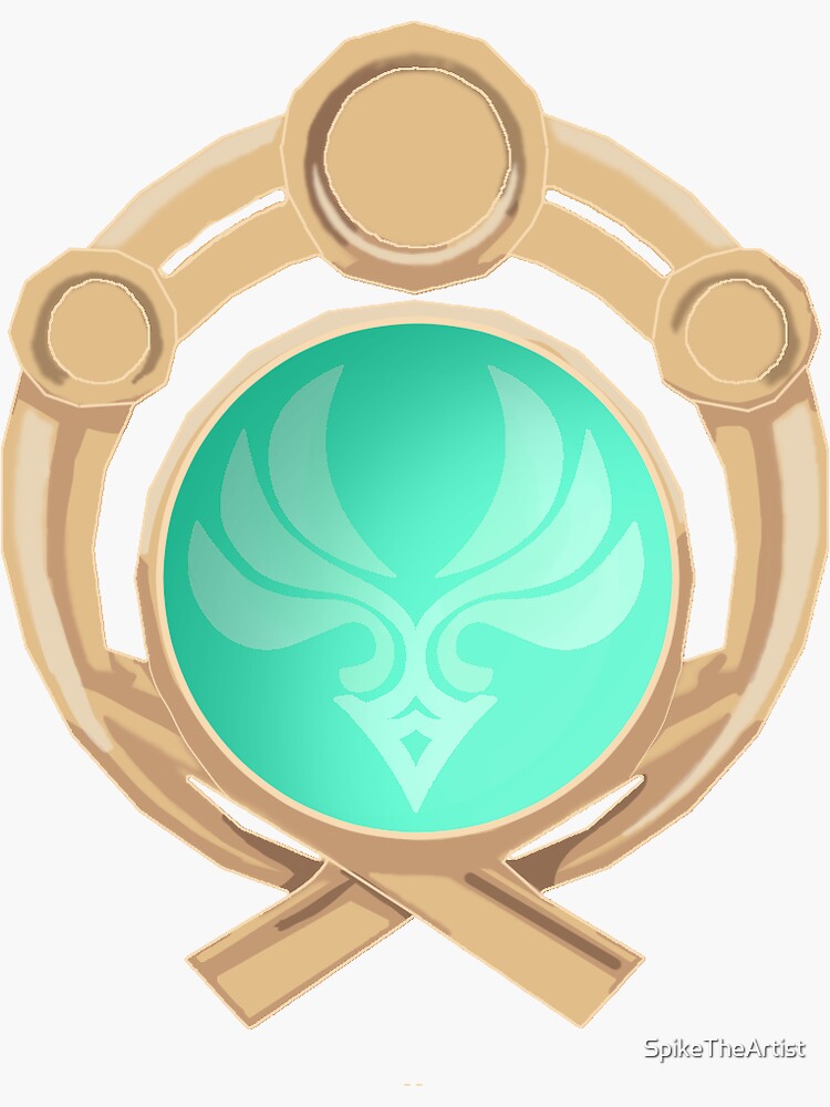 "Inazuma Anemo vision" Sticker for Sale by SpikeTheArtist | Redbubble