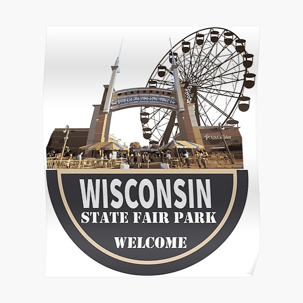 "Wisconsin State Fair" Poster for Sale by labakshop | Redbubble