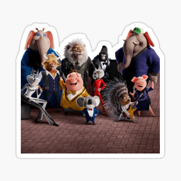 " Ash Sing 2 " Sticker for Sale by roby300 | Redbubble