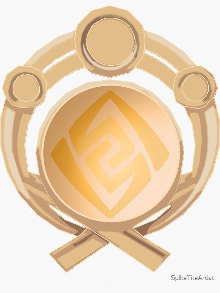 "Inazuma Geo vision" Sticker for Sale by SpikeTheArtist | Redbubble