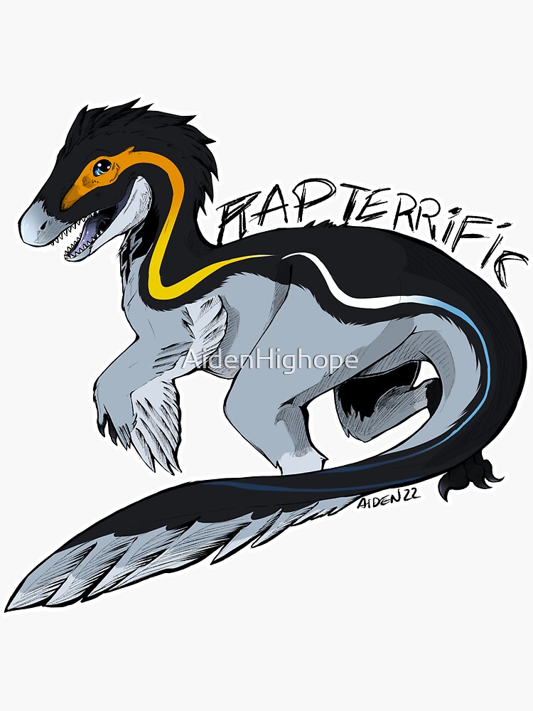 "Subtle pride raptor - Aroace" Sticker for Sale by AidenHighope | Redbubble