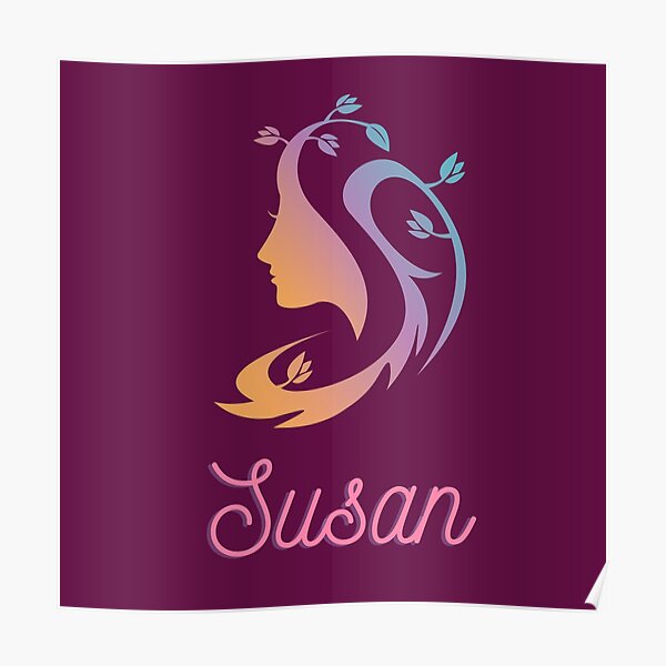"Susan Name Epic Feminine Woman, Girl, Lady, Birthday, Celebration ...