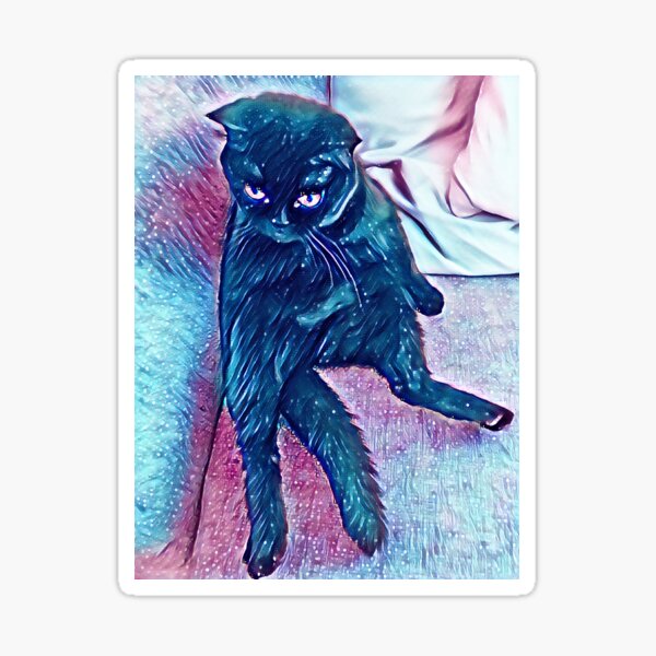 "Mary Kitty" Sticker for Sale by sophysticats | Redbubble