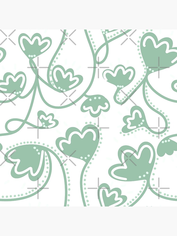 "Abstract drawing. Calm green color " Poster for Sale by MooRoar ...