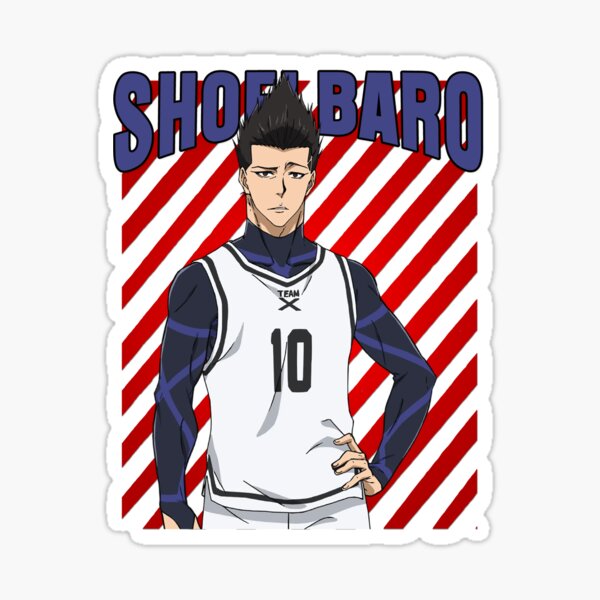 "Shouei Barou Blue Lock Anime" Sticker for Sale by Hunter-Wolfman ...