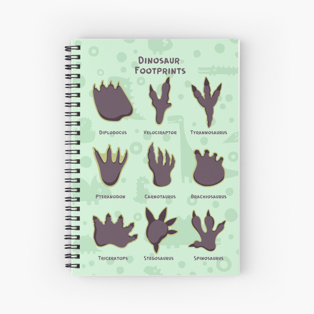 "Dinosaur footprints educational poster" Art Board Print for Sale by ...