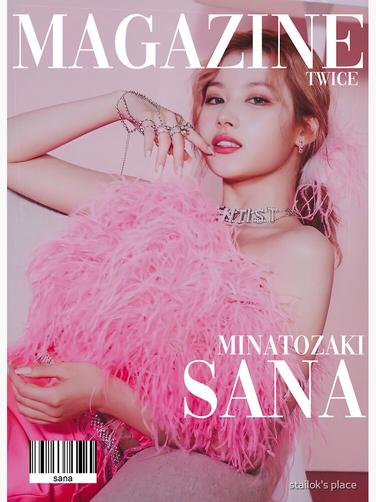 "Sana (Magazine Cover)" Stickerundefined by stailok's place | Redbubble