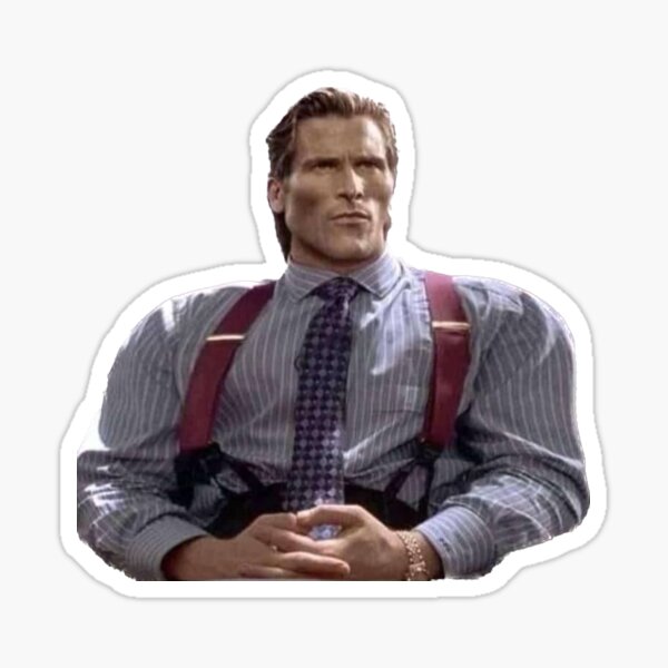 Gigachad Bateman Sticker For Sale By Ignorantgorilla Redbubble