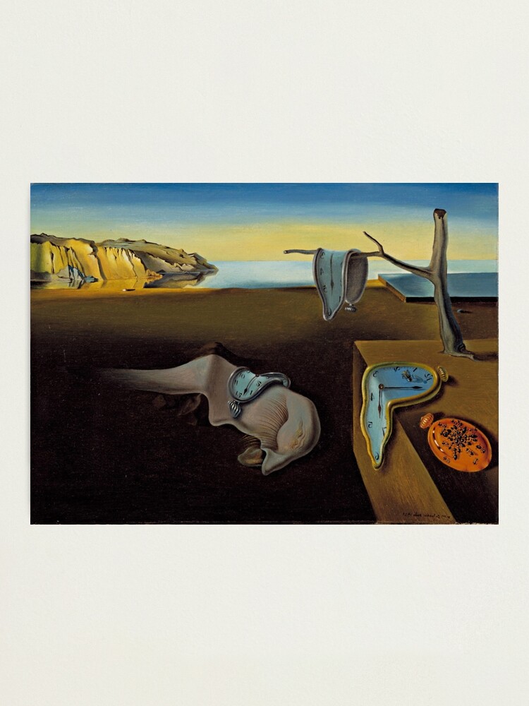 "Salvador Dali Print - The Persistence of Memory (Art Poster Fusion ...