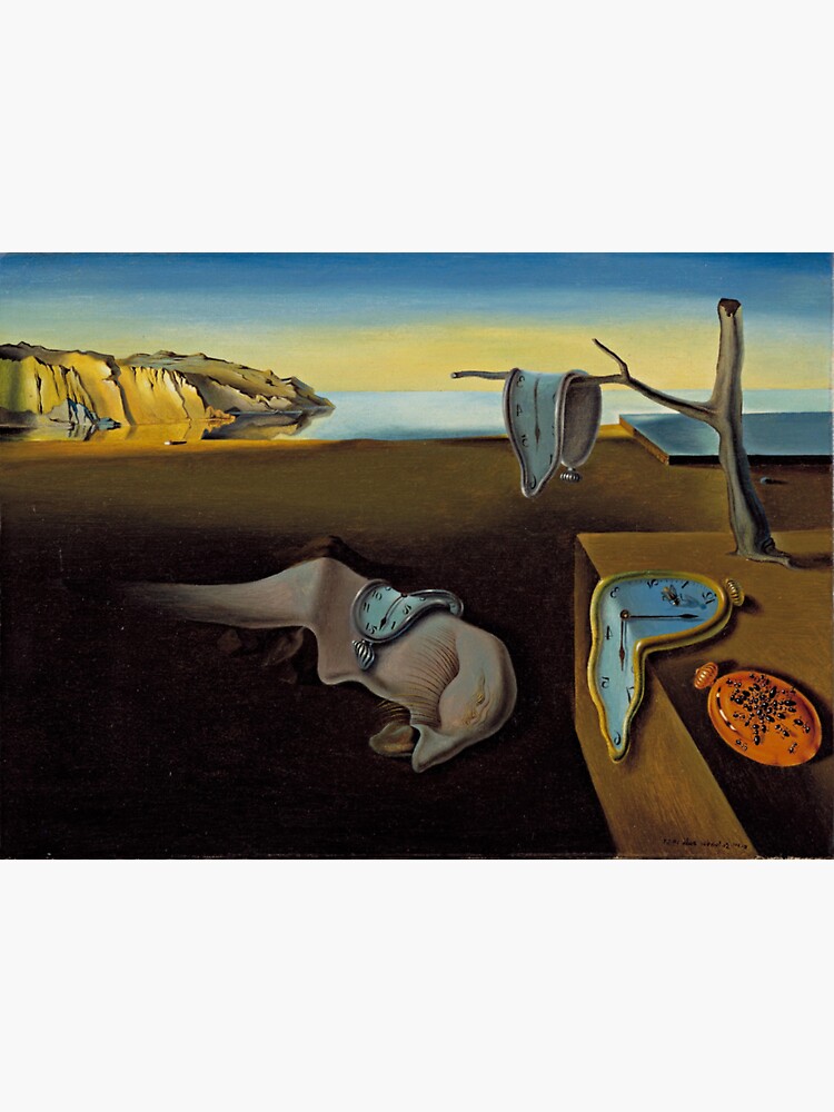 "Salvador Dali Print - The Persistence of Memory (Art Poster Fusion ...
