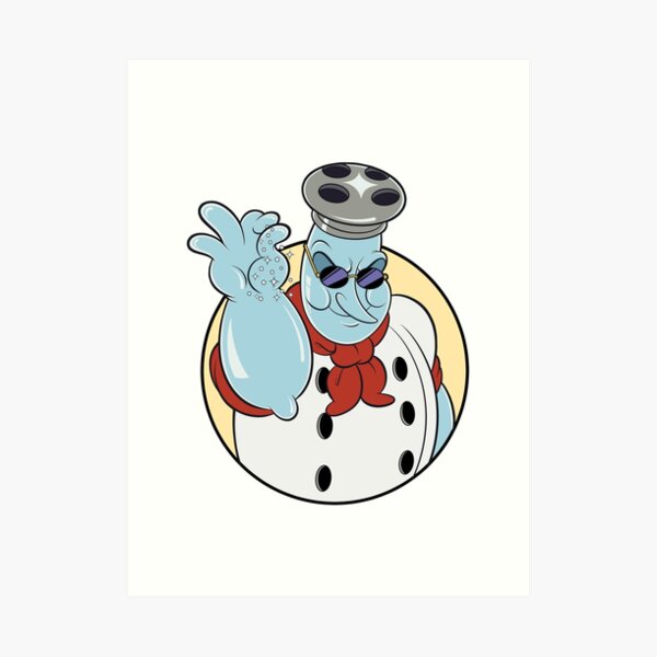 "Chef Saltbaker aka The Salt Bae- The Cuphead Show" Art Print for Sale ...