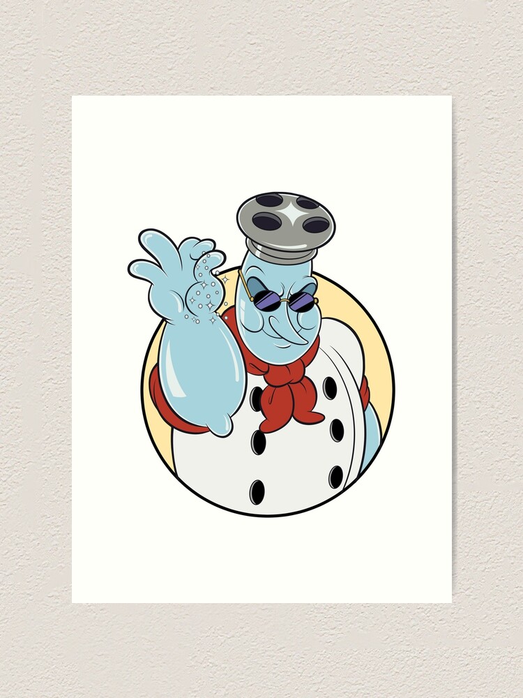 "Chef Saltbaker aka The Salt Bae- The Cuphead Show" Art Print for Sale ...