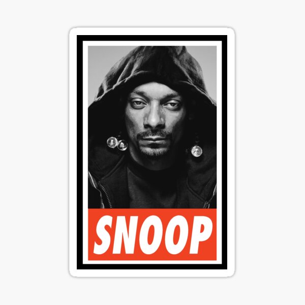 "-MUSIC- Snoop Dogg" Sticker by WubbaDubb | Redbubble