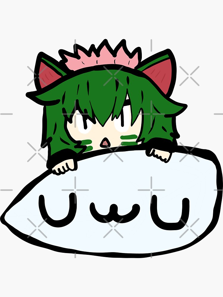 "Nyamelon uwu" Sticker for Sale by Nyamelon | Redbubble