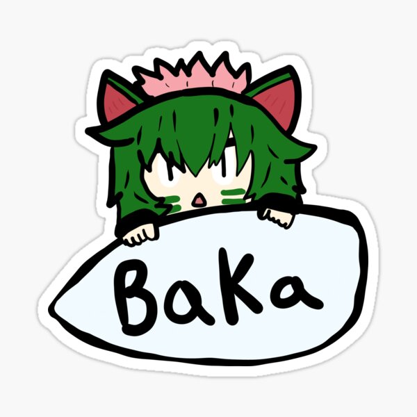 "Nyamelon Baka" Sticker for Sale by Nyamelon | Redbubble
