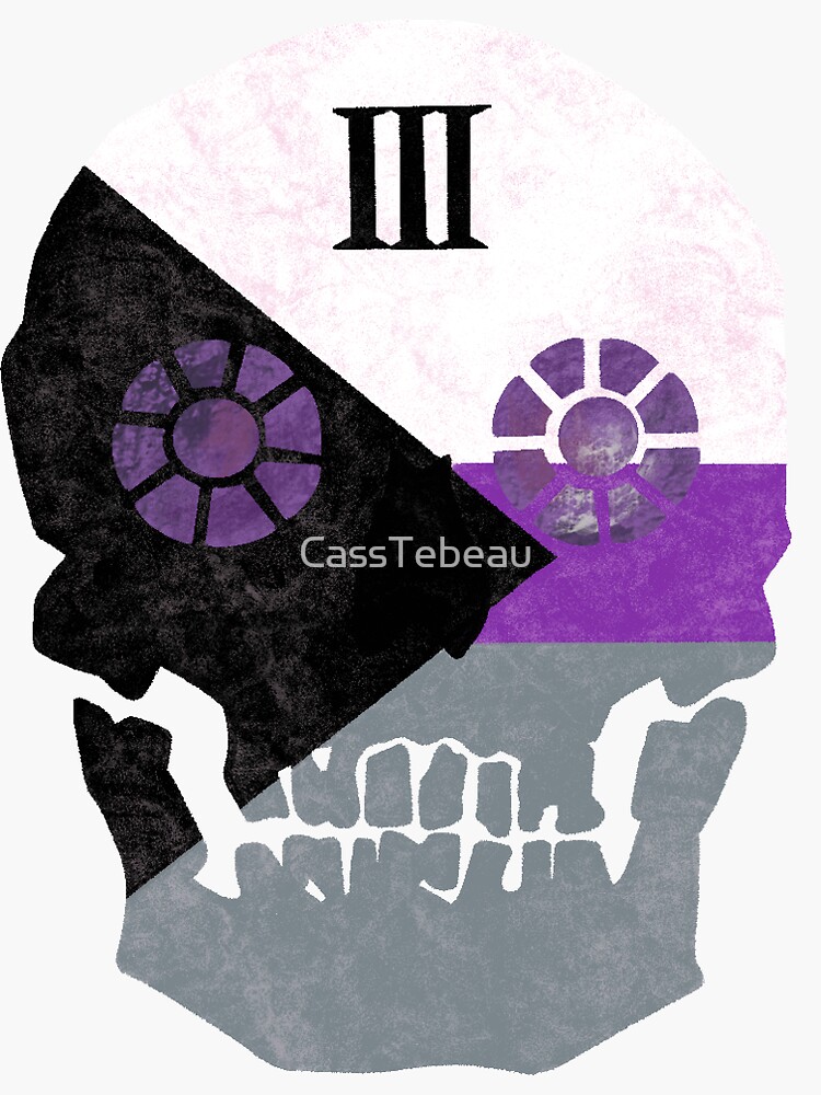 "Third House (Demi Flag)" Sticker for Sale by CassTebeau | Redbubble