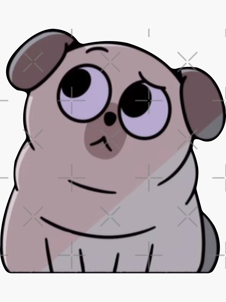 "Pugsley - Dead End " Sticker for Sale by juliana003 | Redbubble