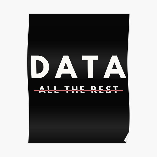 Póster «Big data, meme científico de datos, análisis de datos» de T ...