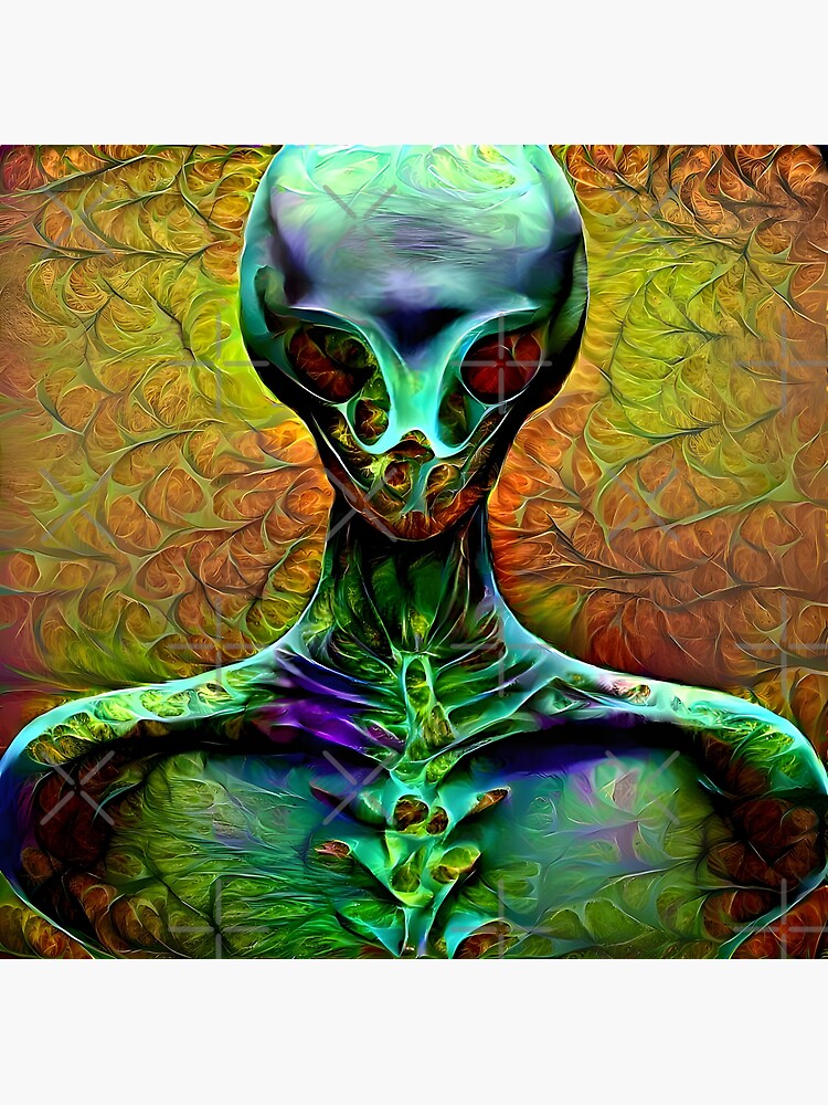 "Bio-Cyborg Alien" Poster for Sale by TooplesArt | Redbubble