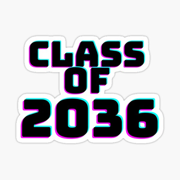 "class of 2036 Essential T-Shirt" Sticker for Sale by tshortenling ...
