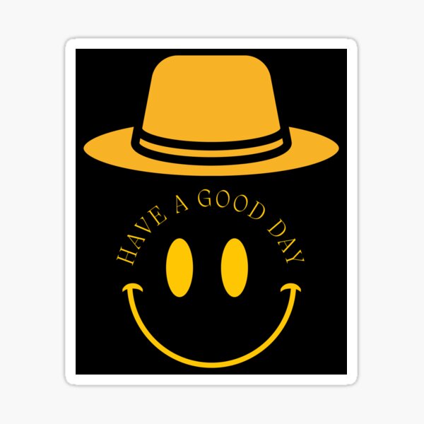 "Have a Good Day -yellow" Sticker for Sale by dugitaldevar | Redbubble