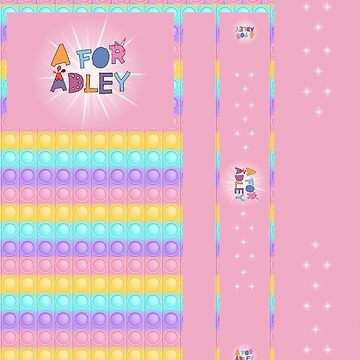 "Popit silicone backpack. Beautiful A For Adley girls school backpack ...