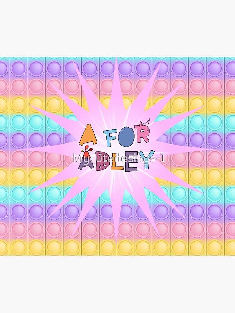 "Popit silicone backpack. Beautiful A For Adley girls school backpack ...