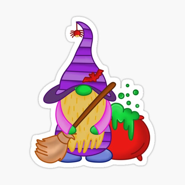 "Halloween Wicked Gonk of the West" Sticker for Sale by PixelsOrPrint ...