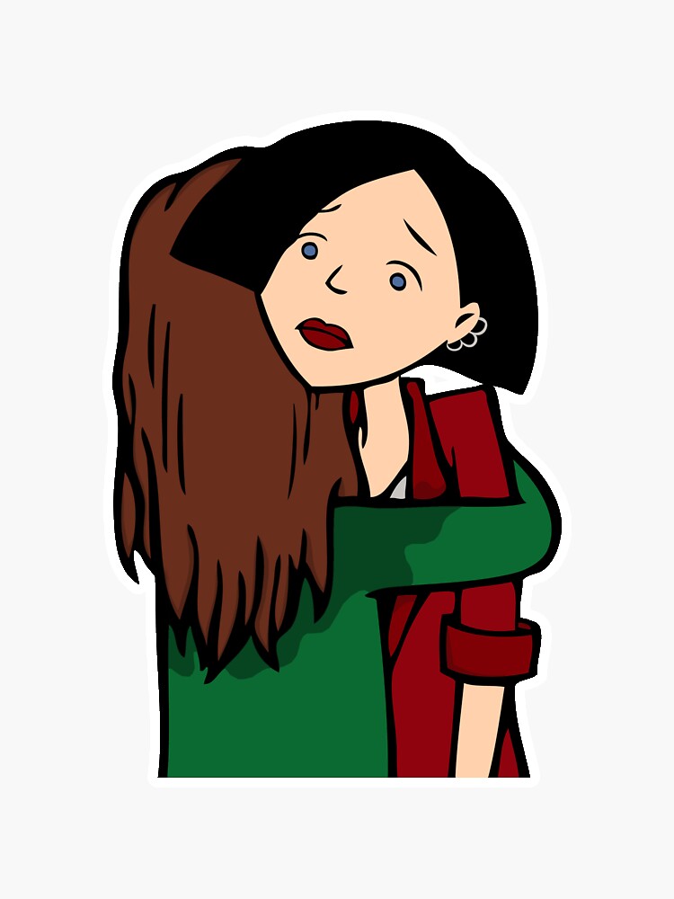"Daria and Jane Hug" Sticker for Sale by balvrz | Redbubble