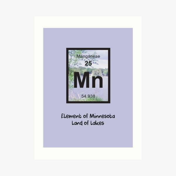 "MN State Abbreviation for Minnesota Periodic Table of Elements ...