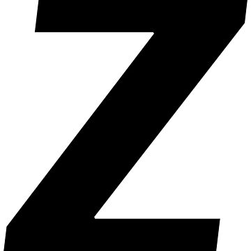 Pegatina for Sale con la obra «Letra de la palabra Z zz (zeta) zzz, zet ...
