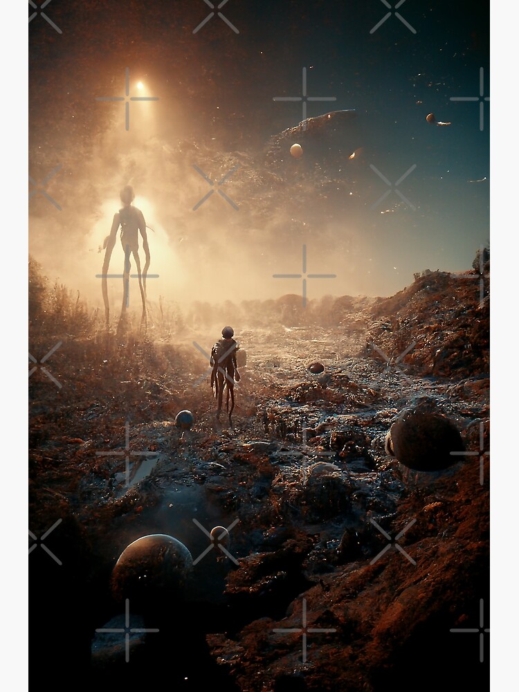 "AI Generated Art, Aliens " Art Print for Sale by ArtTraveller94 ...