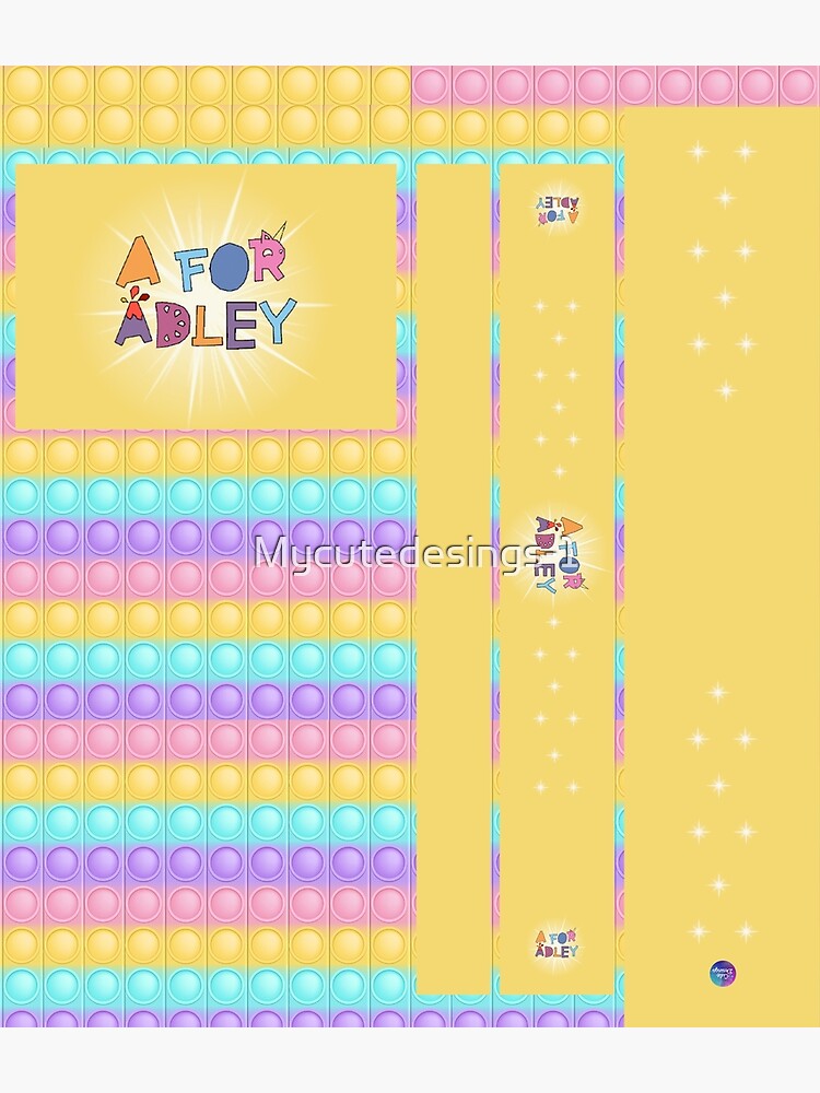 "Popit silicone backpack. Beautiful A For Adley girls school backpack ...