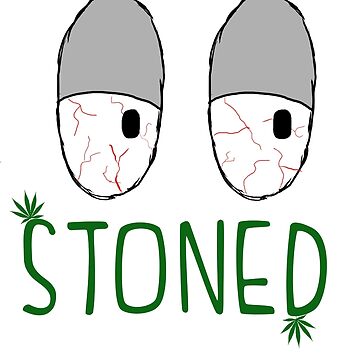 "Stoned Eyes" Sticker for Sale by Sopheric | Redbubble