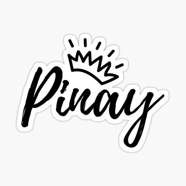"Pinay" Sticker for Sale by dinesorfroste | Redbubble