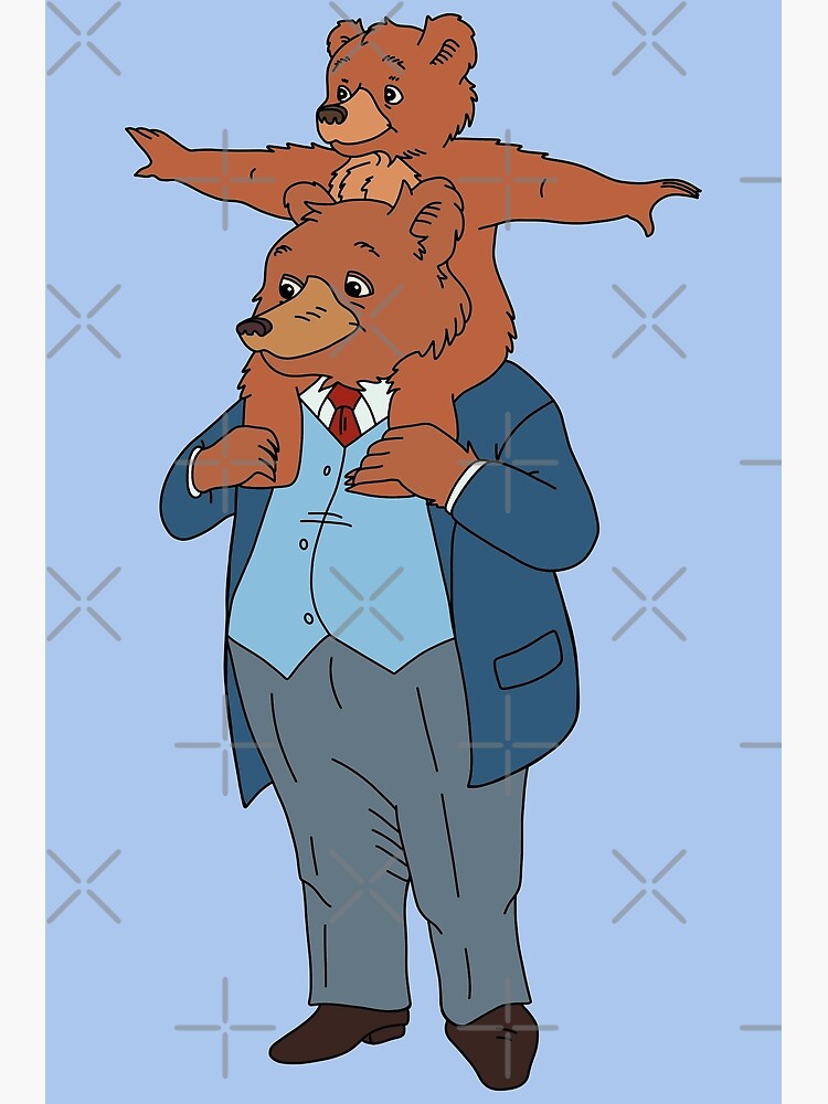 "Little Bear with father fan art" Poster for Sale by Ethereal-Enigma ...