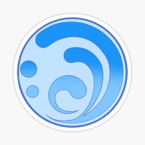 "Genshin Impact hydro" Sticker for Sale by SCRD | Redbubble