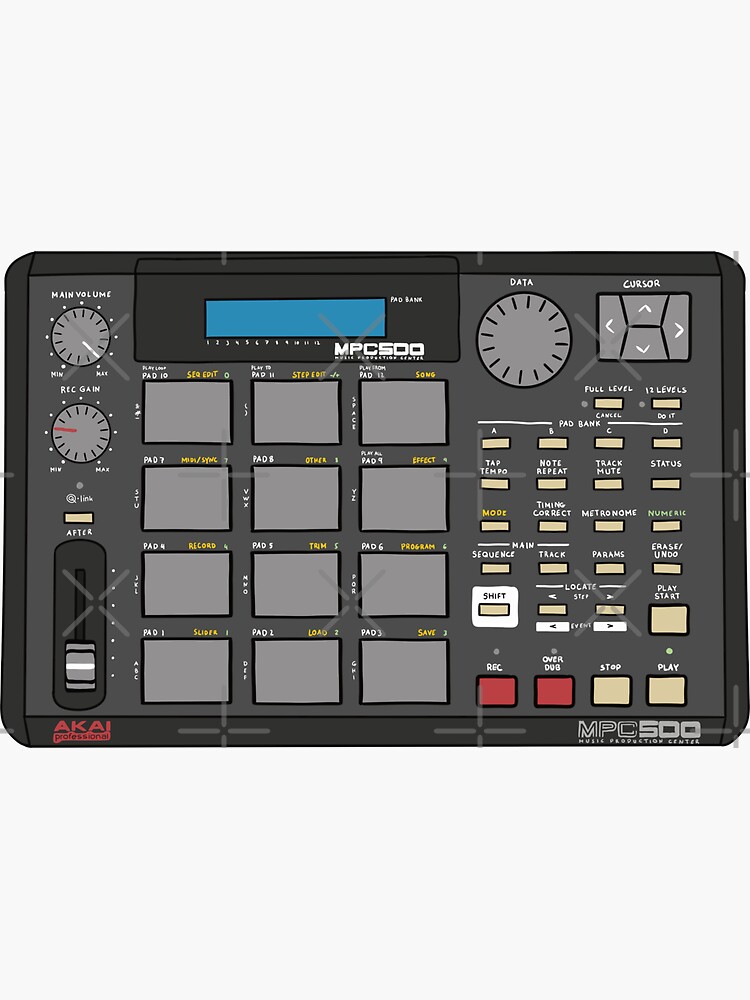 "MPC 500" Sticker for Sale by GoodnRich | Redbubble