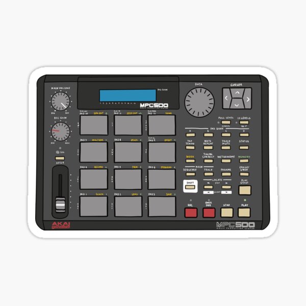 "MPC 500" Sticker for Sale by GoodnRich | Redbubble